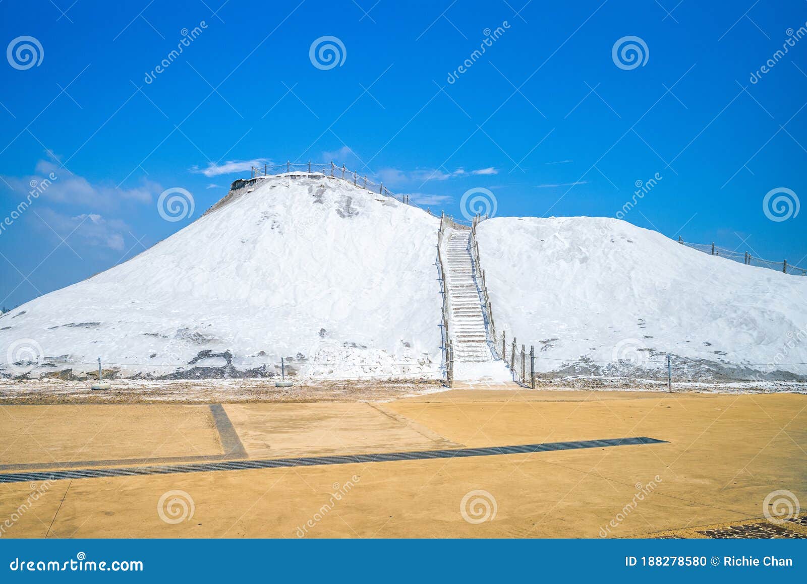 Salt Mountain at Cigu County, Tainan Stock Photo - Image of beautiful ...