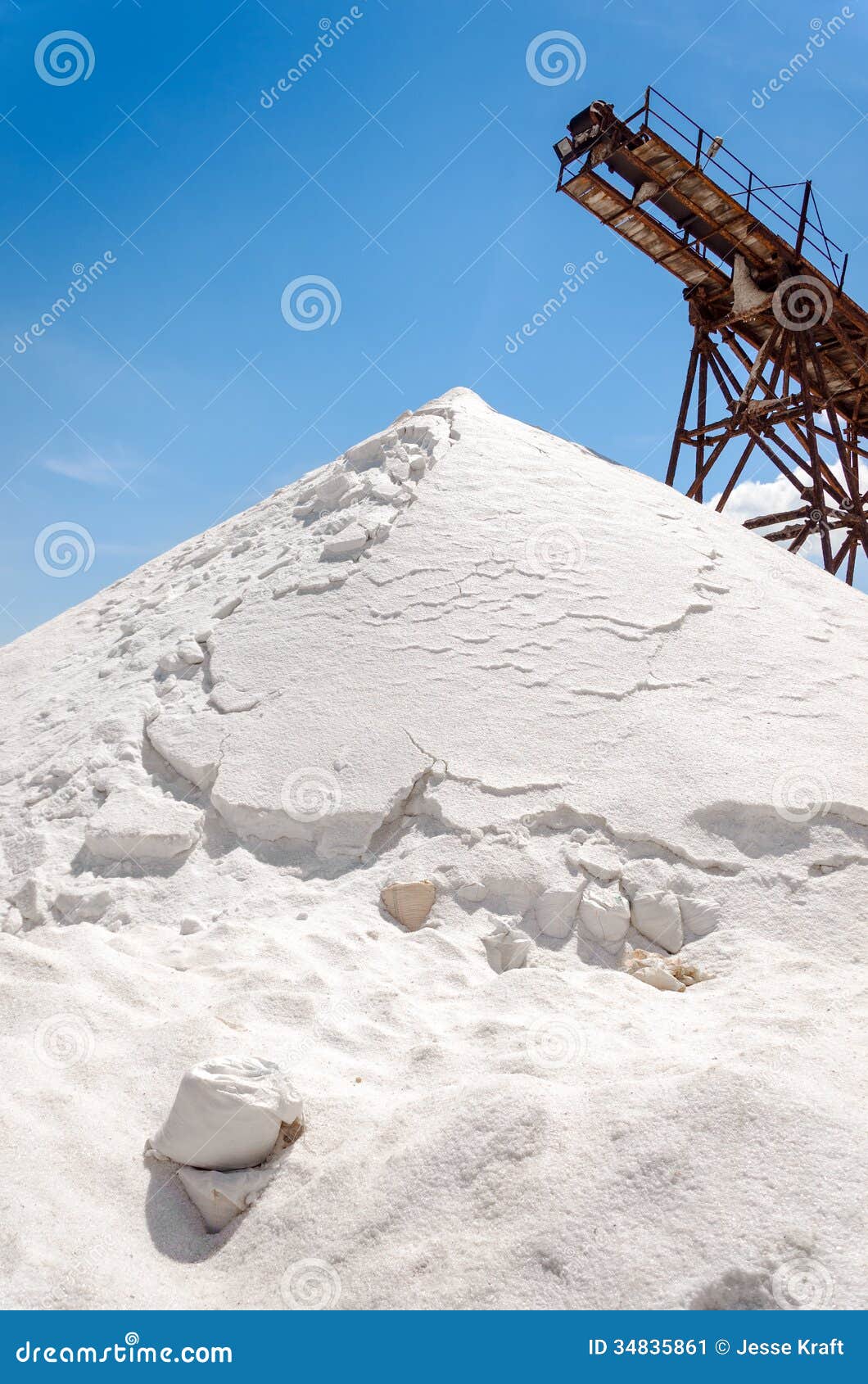 Salt Mountain stock image. Image of seasoning, white - 34835861