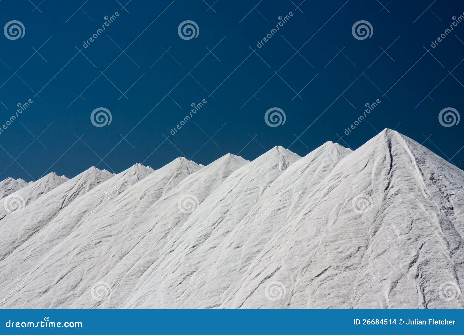 Salt, Obtained from the Evaporation of Sea Water Stock Photo - Image of ...