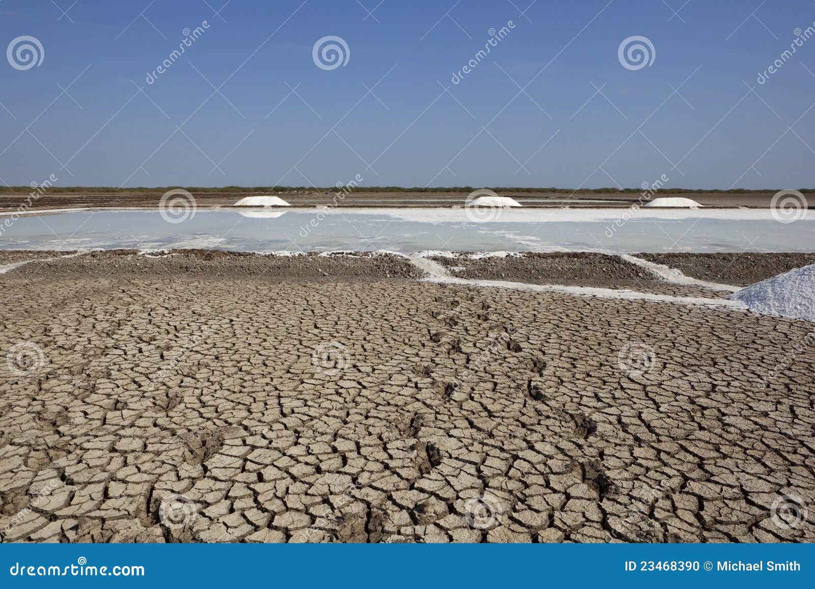 Salt pans stock photo. Image of production, rann, industry - 23468390