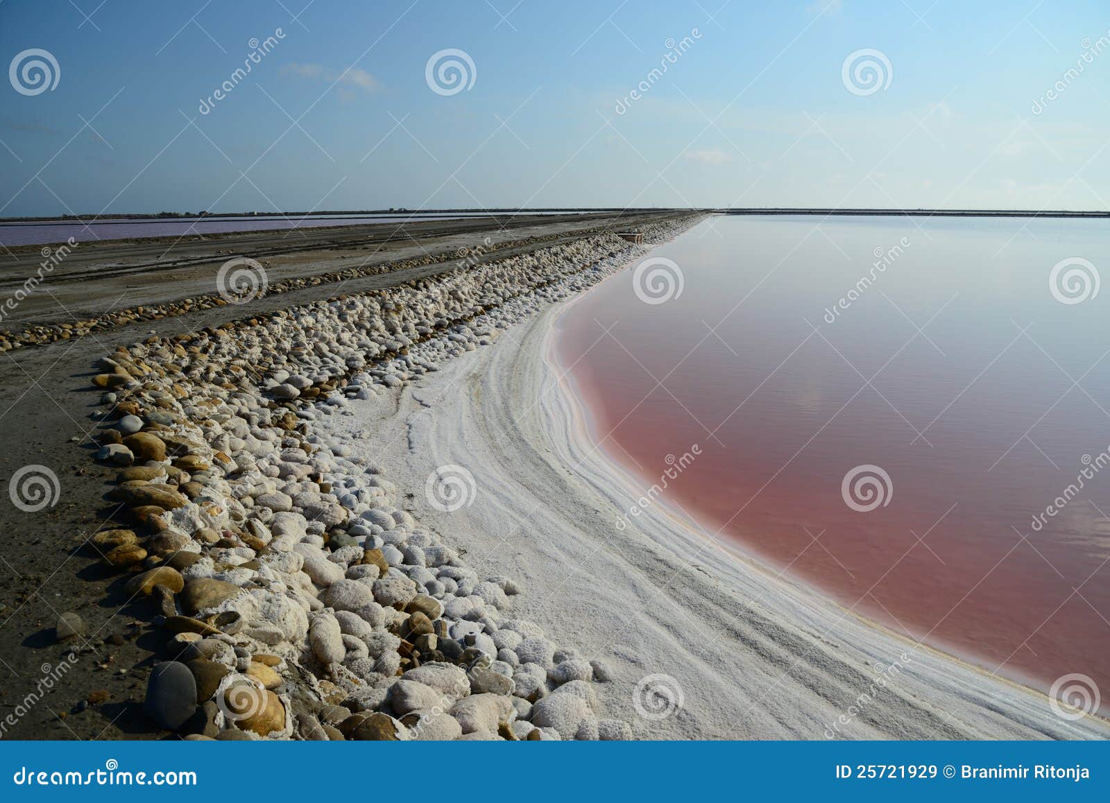 Salt pans stock image. Image of production, ponds, saline - 25721929