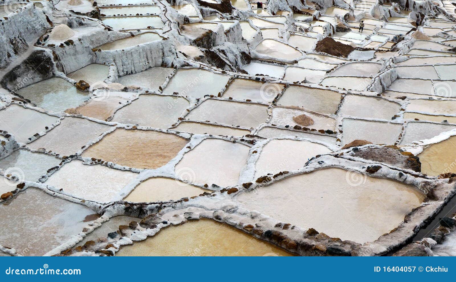 Salt Pans in Andes Mountains, Peru Stock Image - Image of salinas ...