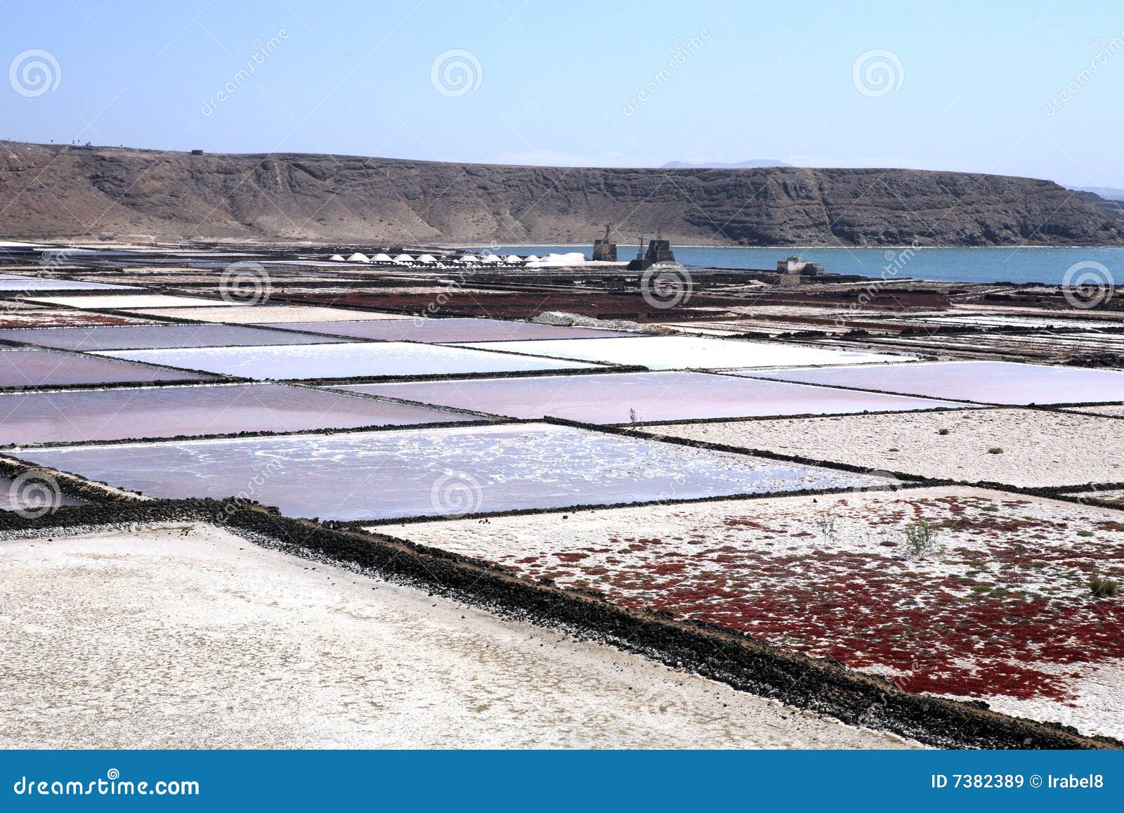 Salt Pans. Canary Islands, Spain. Stock Image - Image of atlantic ...
