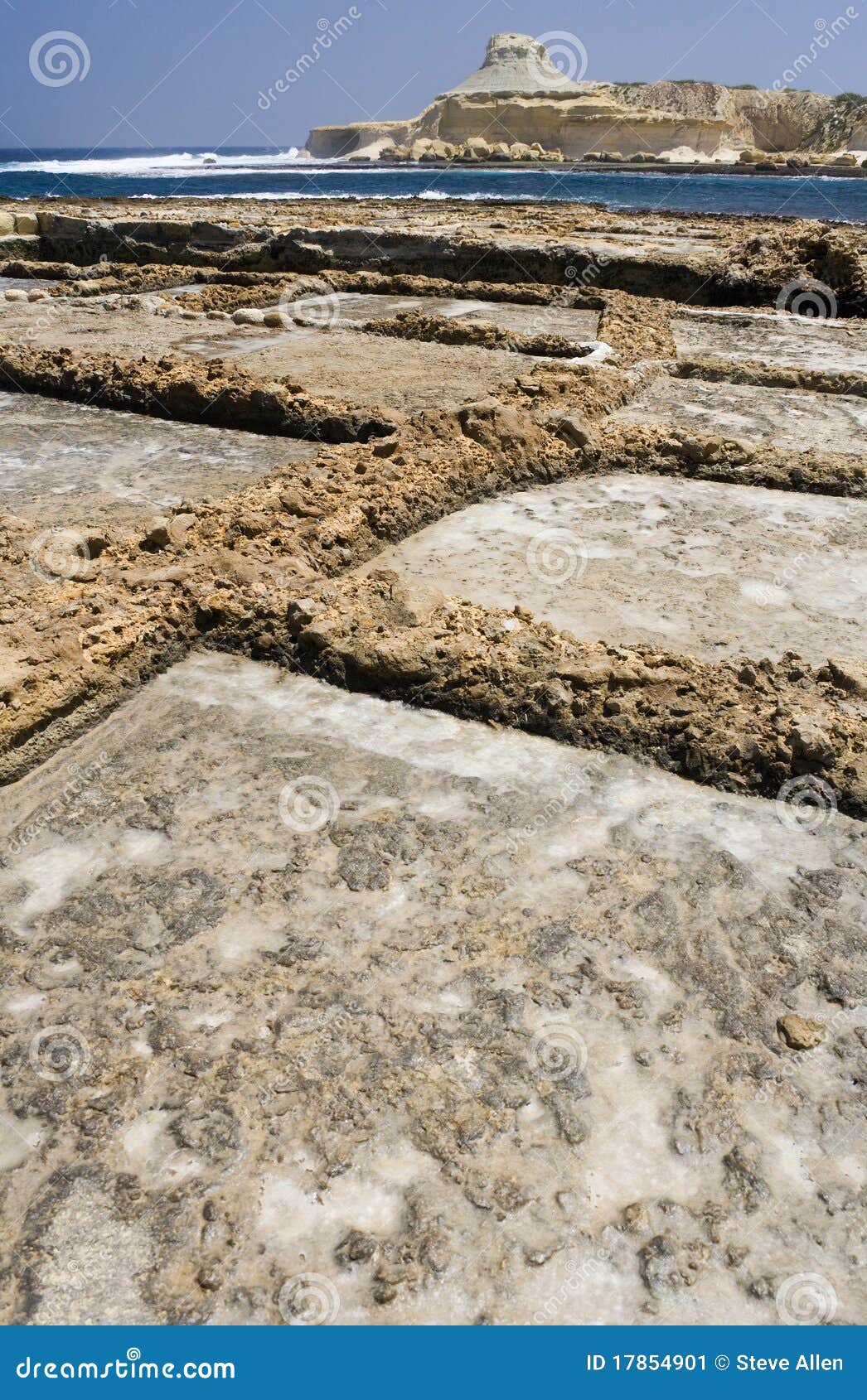 Salt Pans - Gozo - Malta stock image. Image of seawater - 17854901