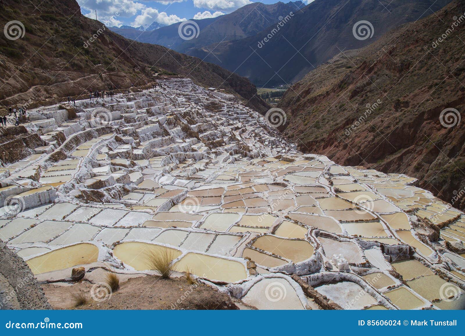 Salt Pans stock photo. Image of traditional, salt, peru - 85606024