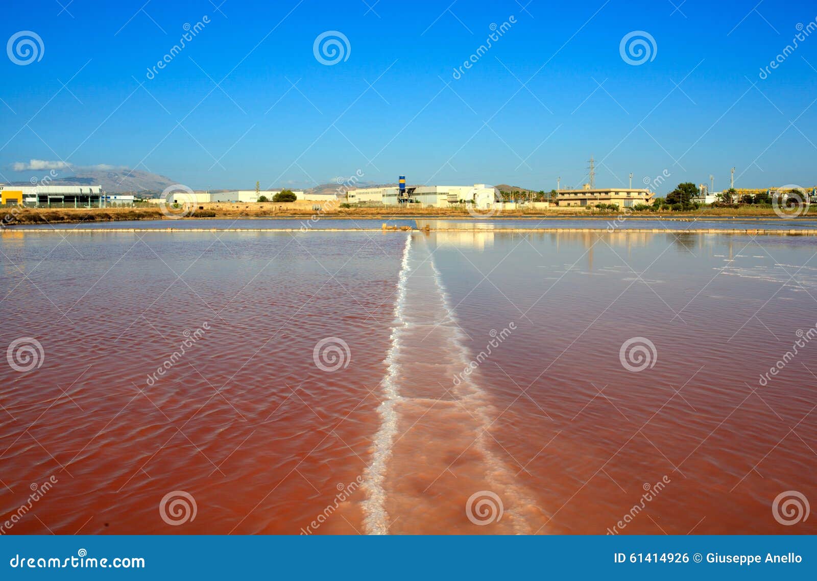 Salt pans, Trapani stock photo. Image of tourism, halobacteriaceae ...