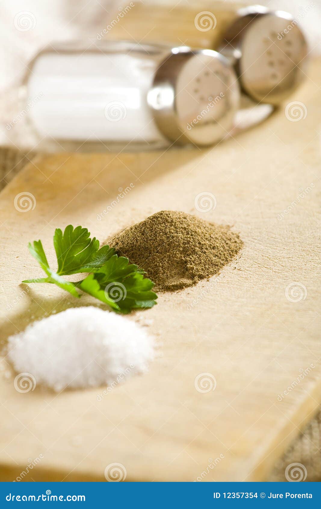 Salt and pepper stock photo. Image of aroma, shaker, cloth - 12357354