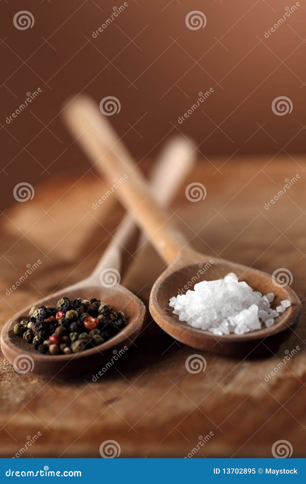 Salt and pepper stock image. Image of pepe, spoon, pepper - 13702895