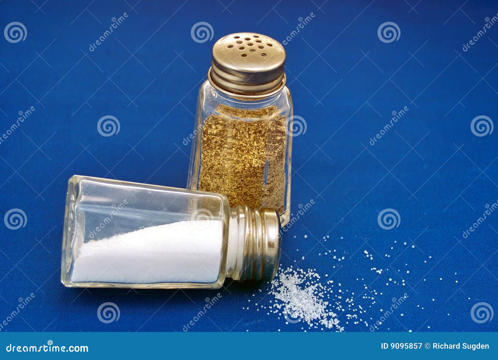 Salt and Pepper stock image. Image of pepper, macro, spilled - 9095857