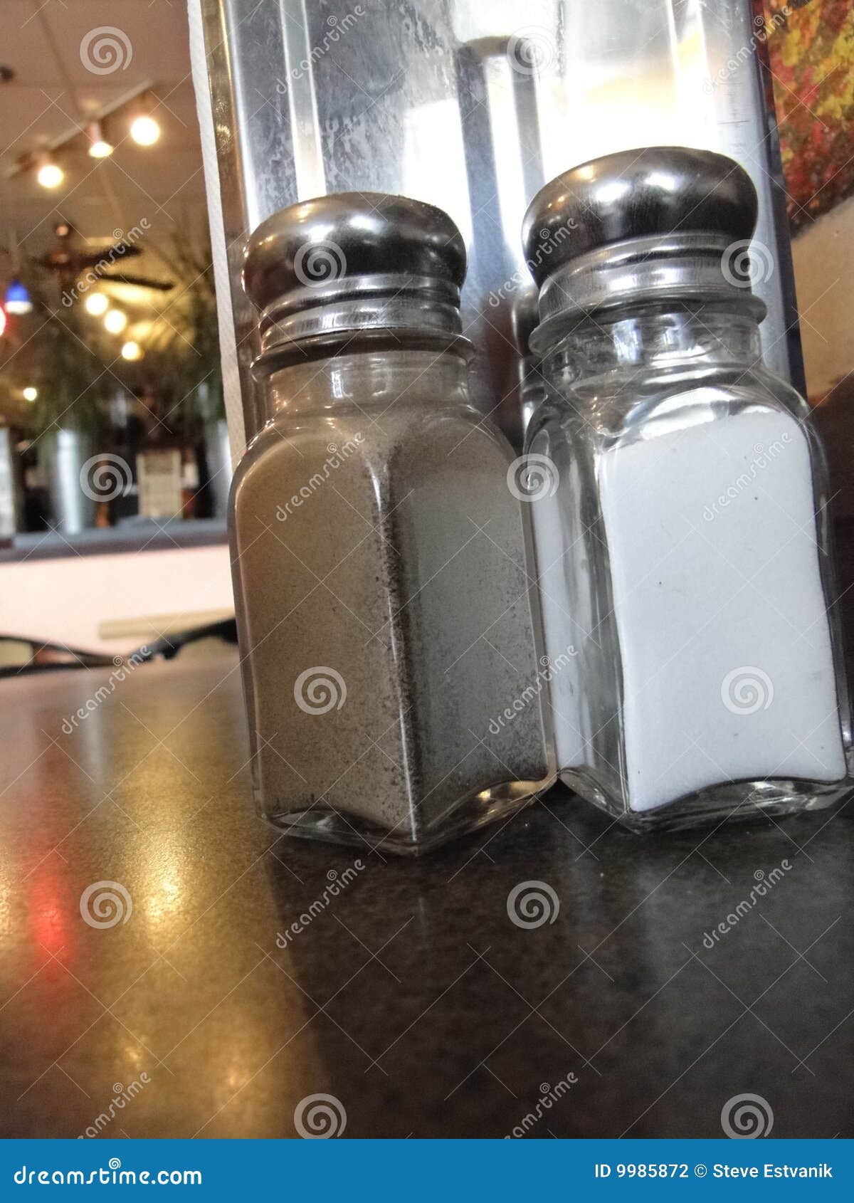 Salt and pepper stock photo. Image of eating, interior - 9985872