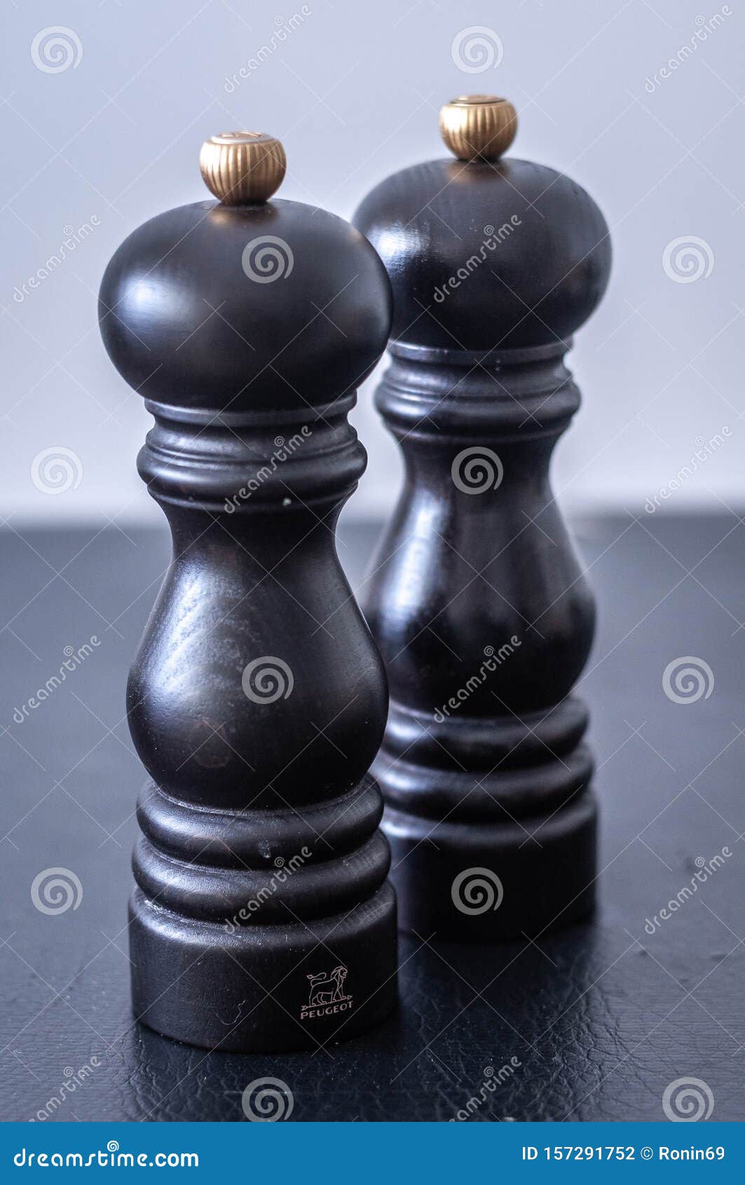Salt and Pepper Shaker on the Table Stock Photo - Image of preparation ...