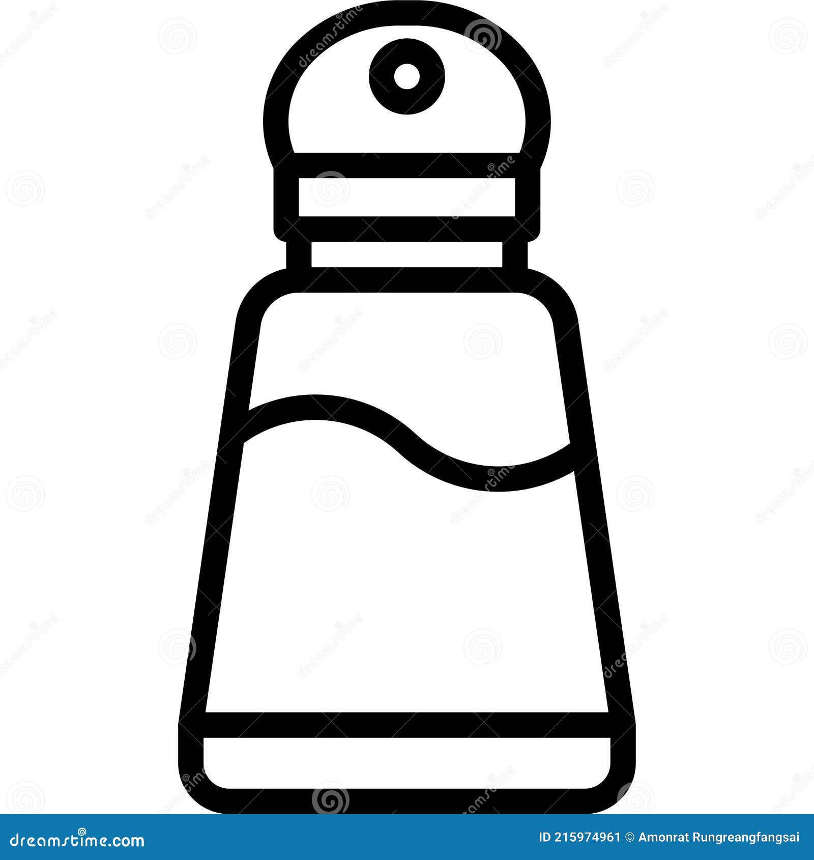 Salt and Pepper Shakers Icon, Bakery and Baking Related Vector Stock ...