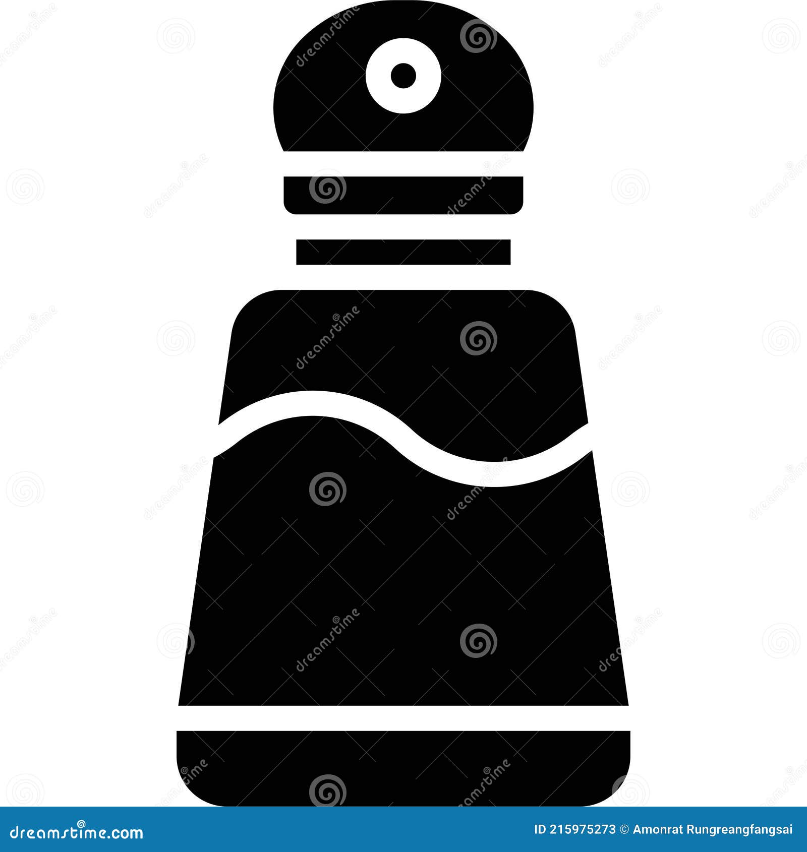 Salt and Pepper Shakers Icon, Bakery and Baking Related Vector Stock ...