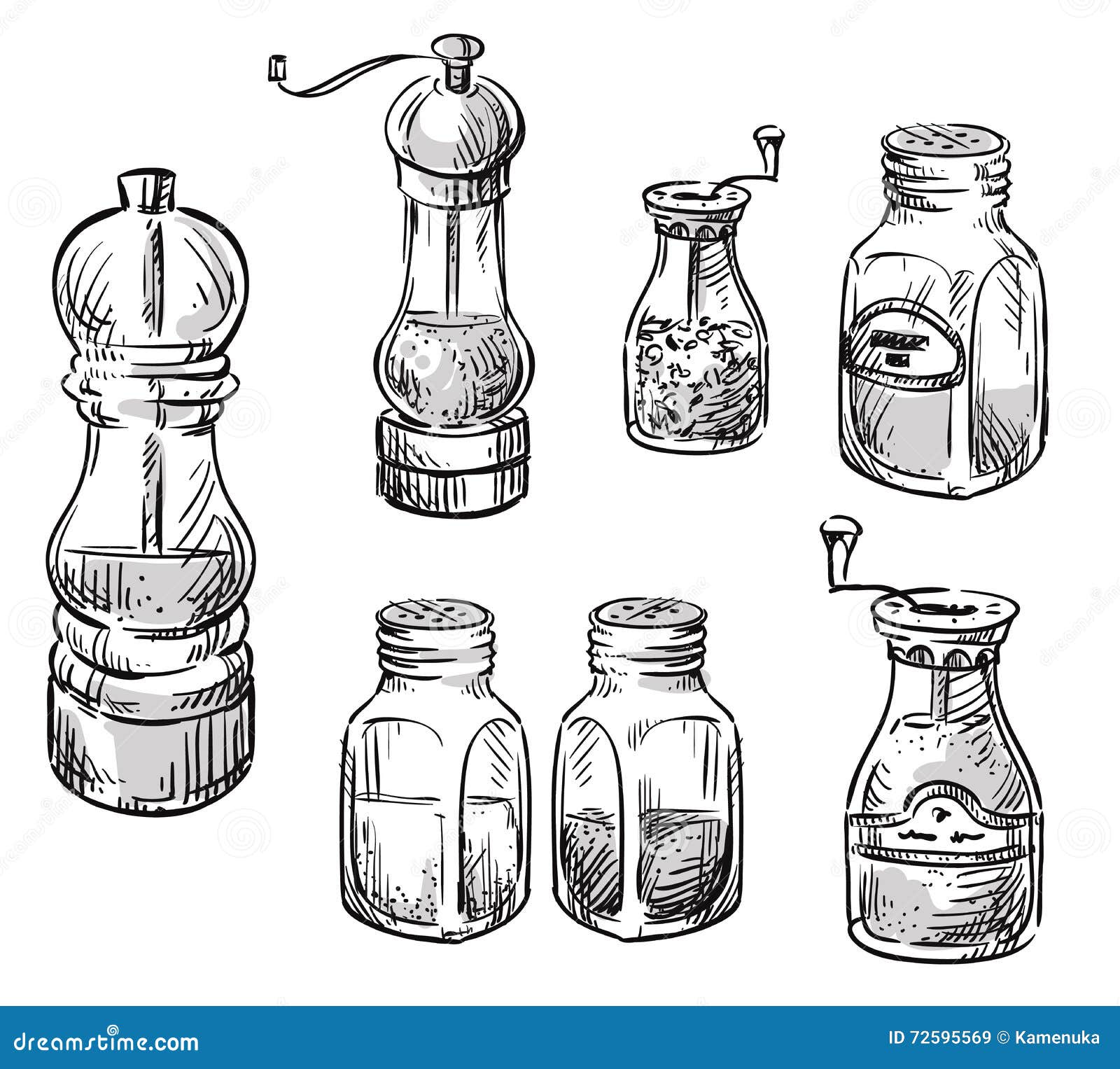 Spice Containers Stock Illustrations – 468 Spice Containers Stock ...