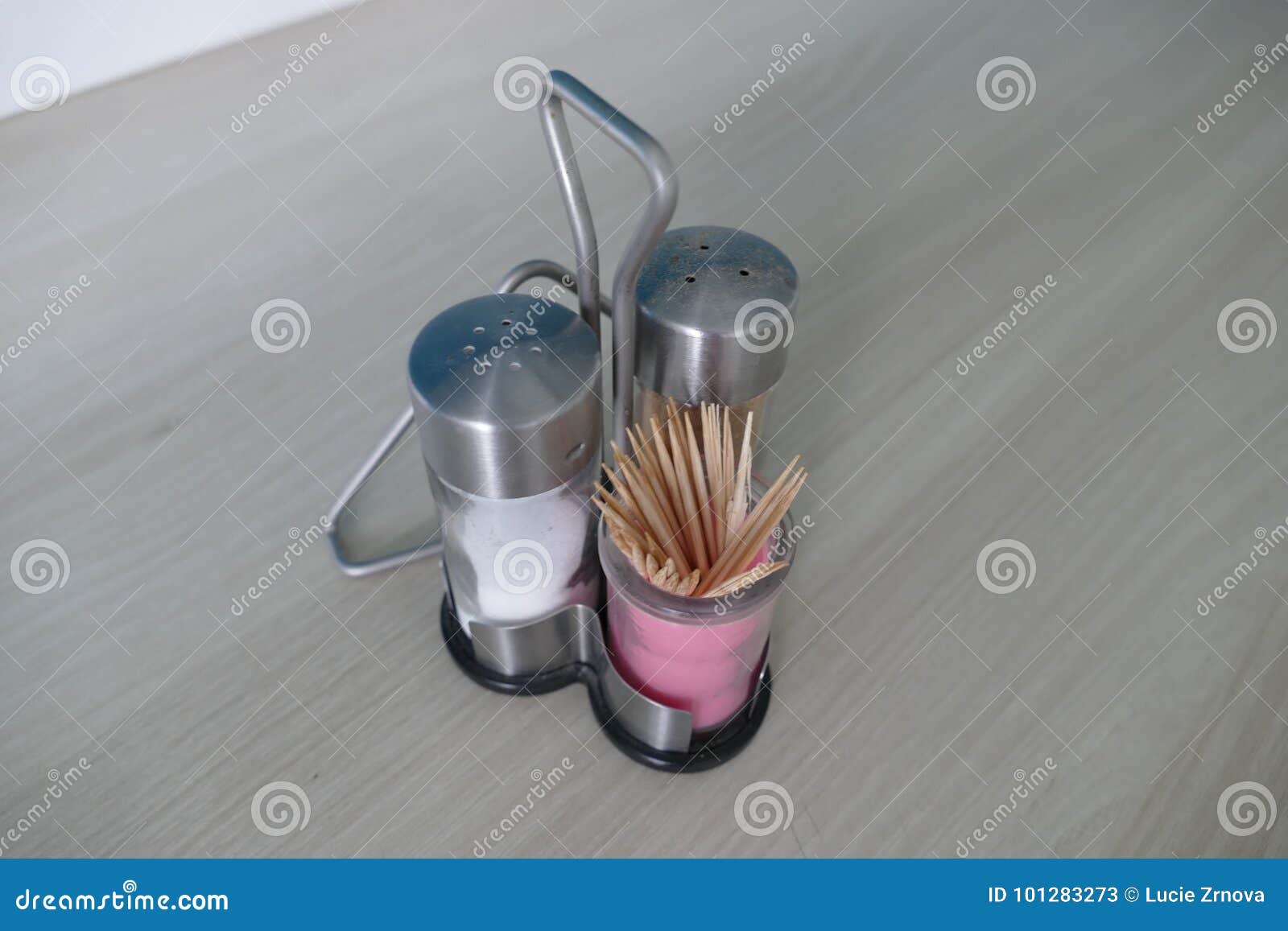 Salt and Pepper Spices Served on a Table Stock Image - Image of cuisine ...