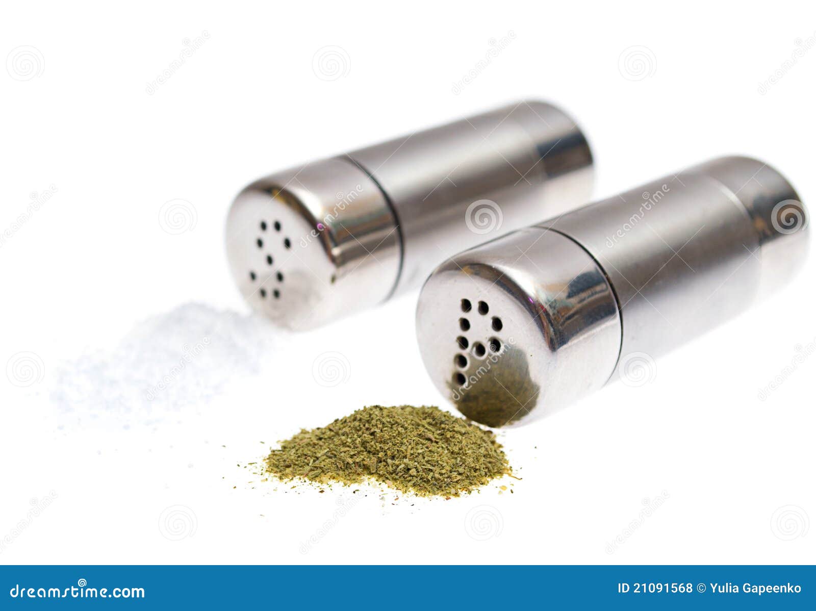 Salt and Pepper Sprinkled on Table Stock Photo - Image of flavor, spice ...