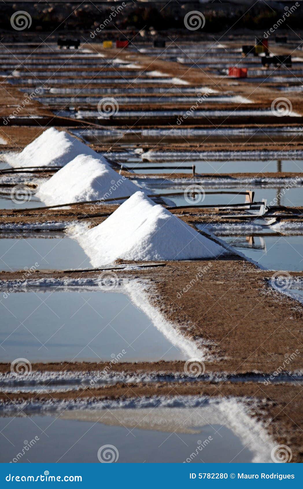 Salt piles stock photo. Image of mineral, lake, industry - 5782280