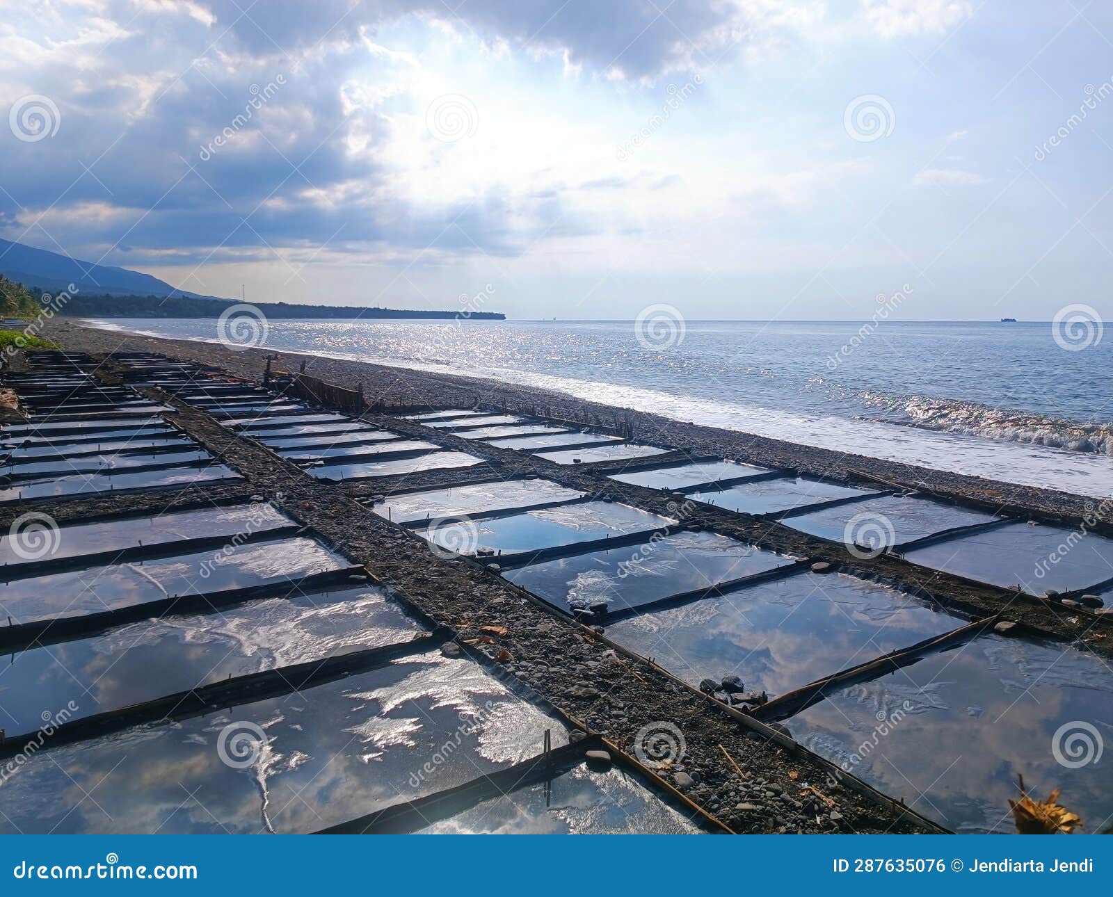 Salt place view stock photo. Image of salt, beach, view - 287635076