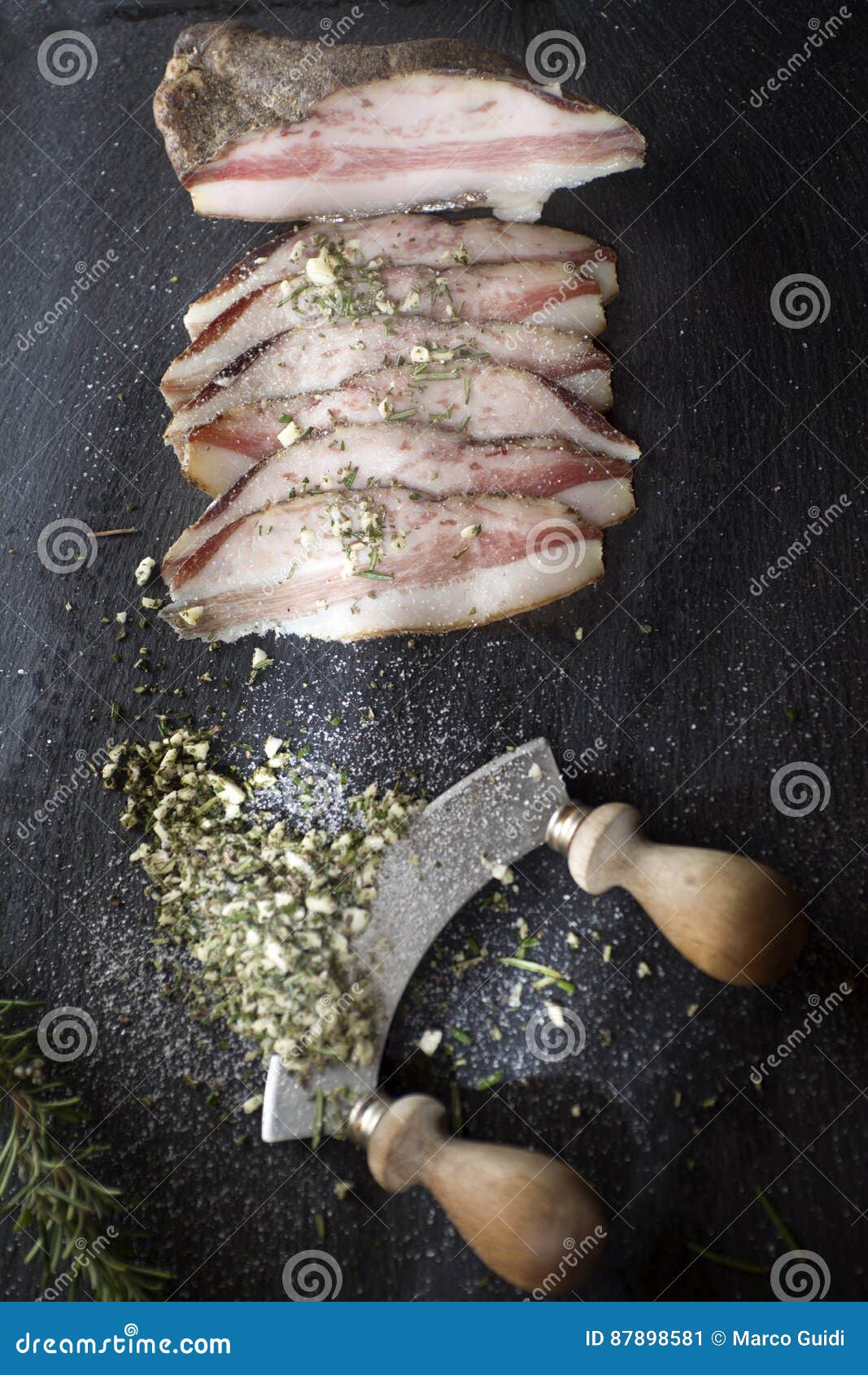 Salt pork cheeks stock image. Image of italian, meat - 87898581