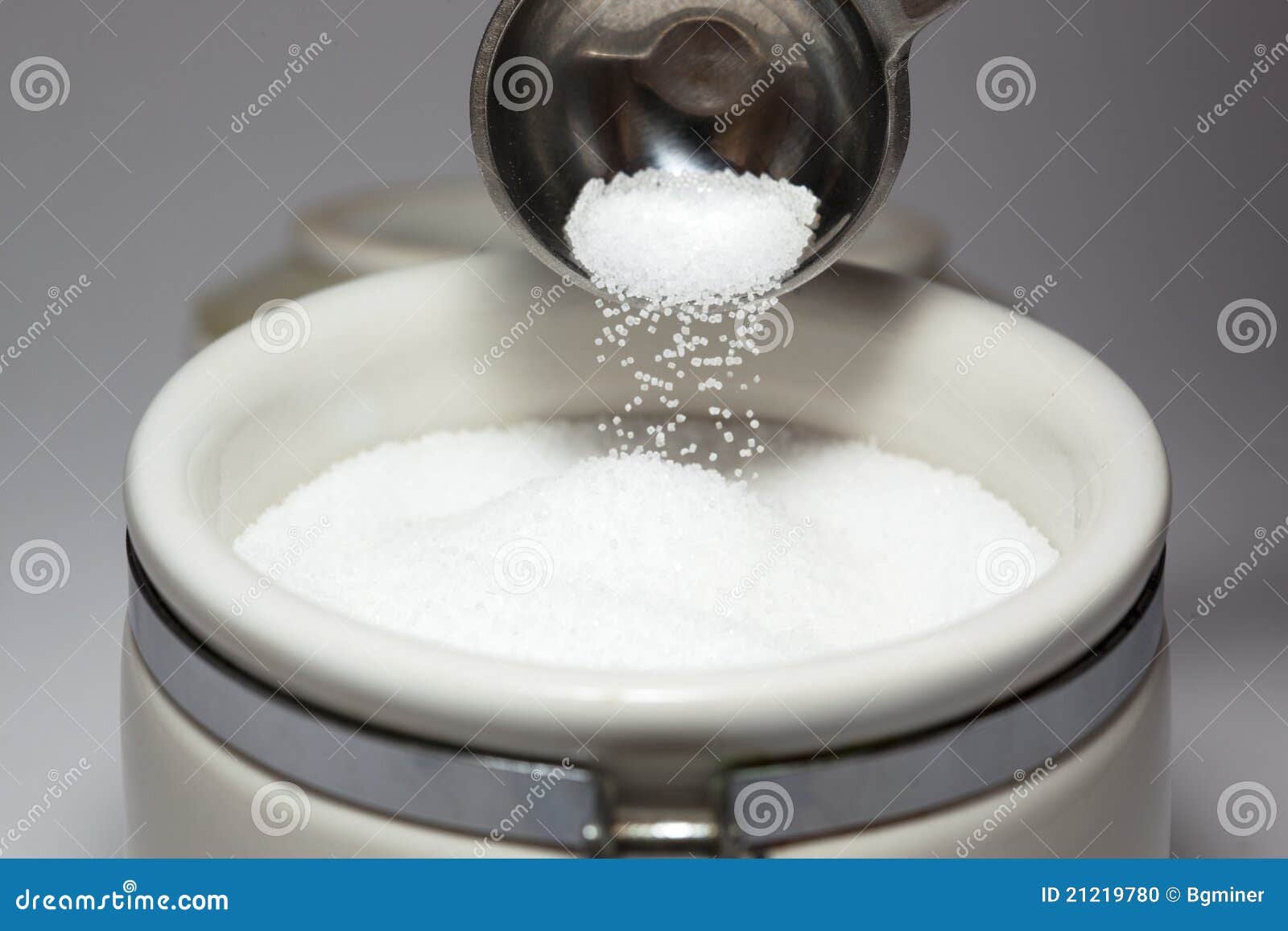 Salt pouring closeup stock photo. Image of full, spice - 21219780