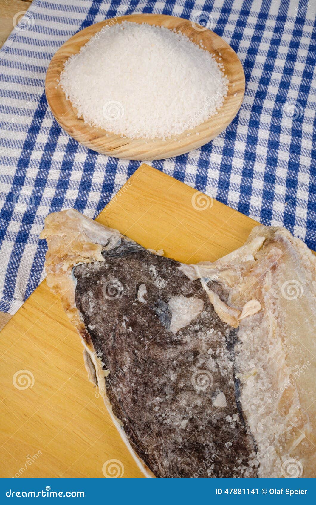 Salt preserved cod stock image. Image of salted, uncooked - 47881141