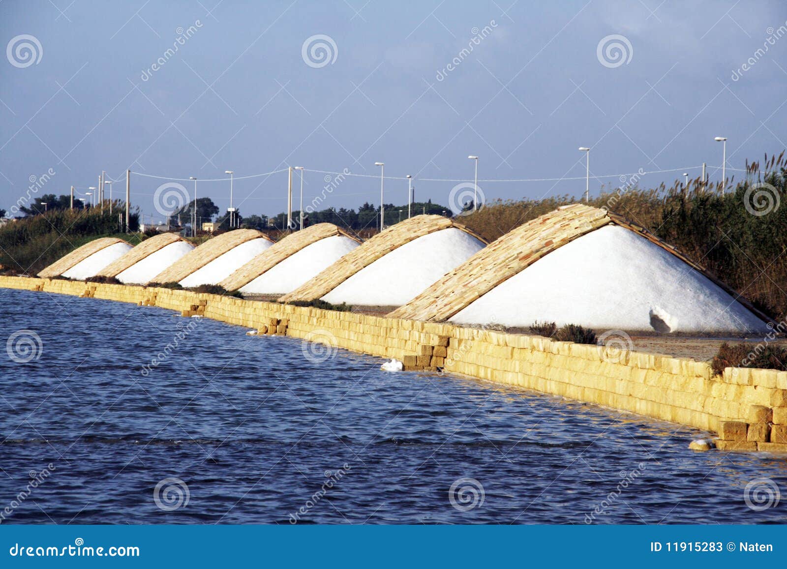 Salt production stock image. Image of production, european - 11915283