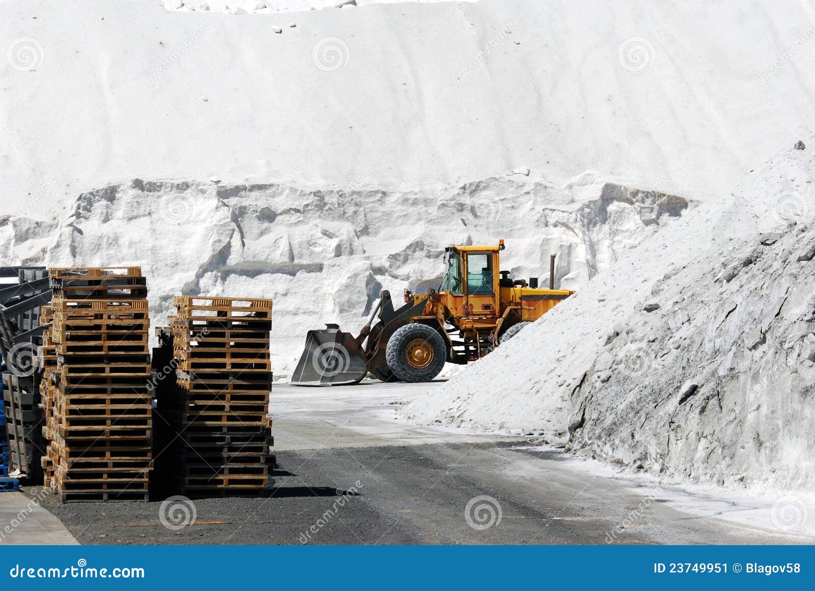 Salt production plant stock image. Image of pacific, manufacturing ...