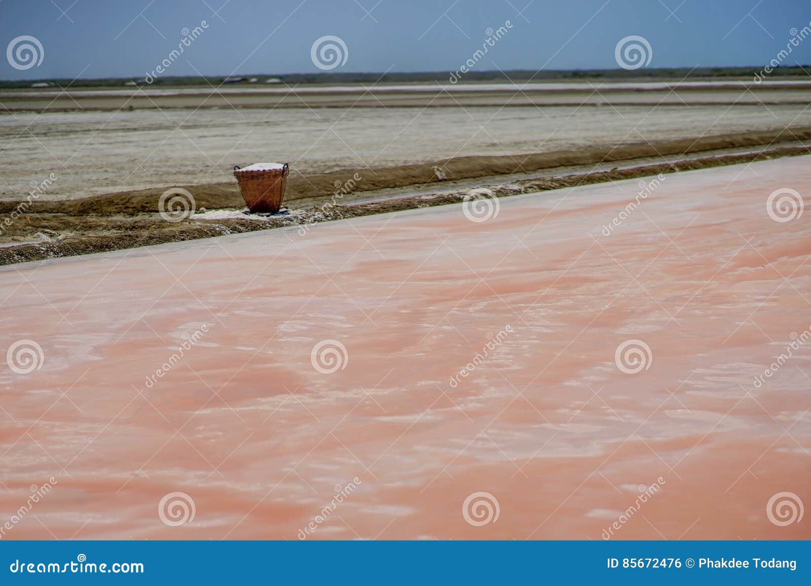 Salt in red water stock photo. Image of soil, ecoregion - 85672476