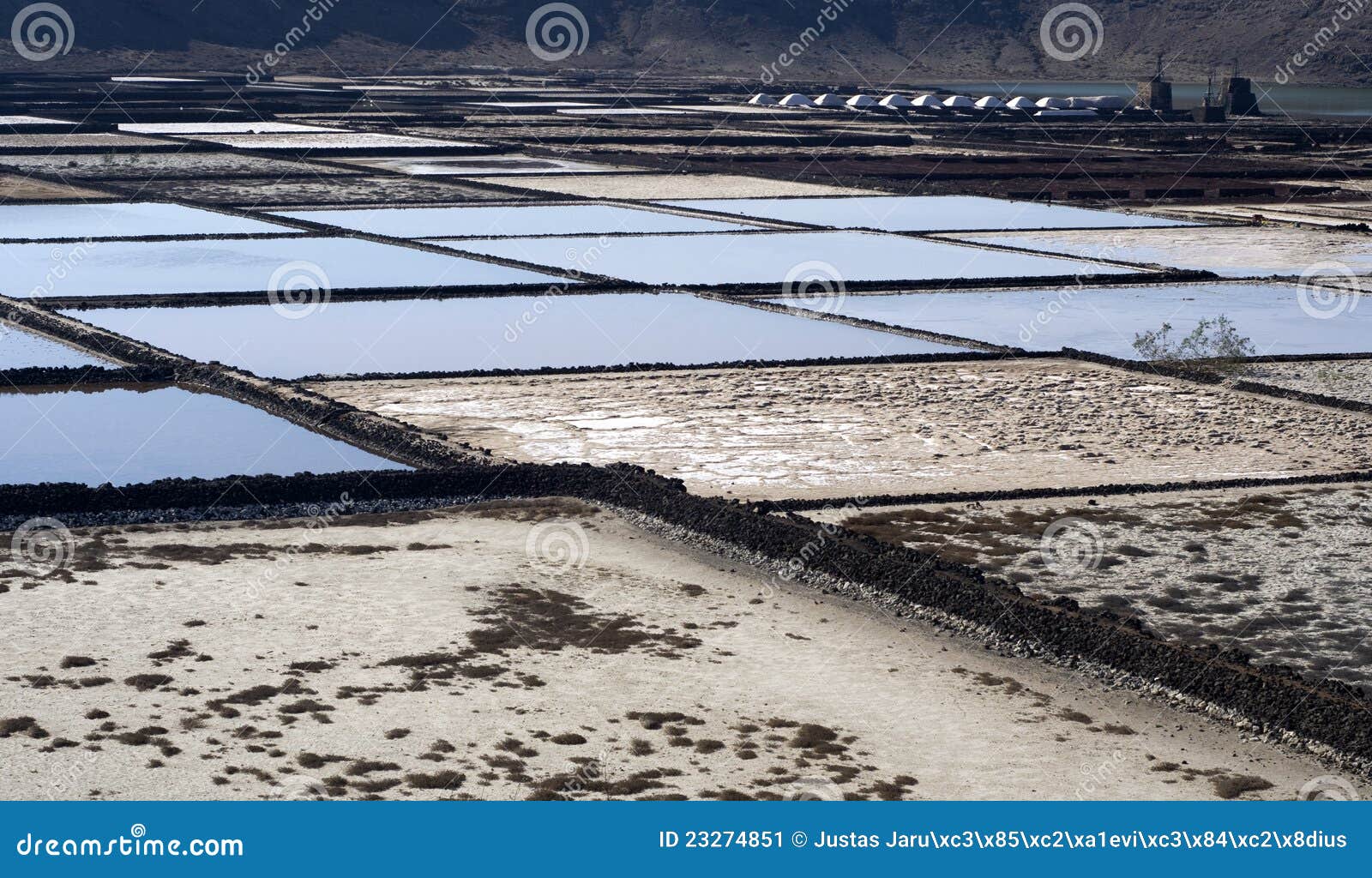 Salt refinery stock image. Image of reflection, nature - 23274851