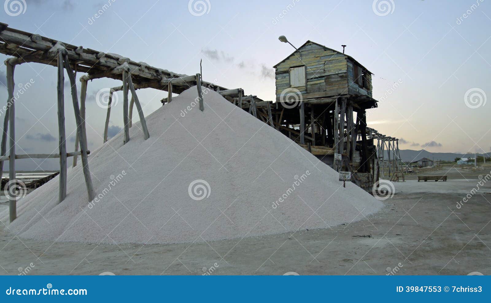 Salt refinery stock image. Image of landscape, lake, rails - 39847553