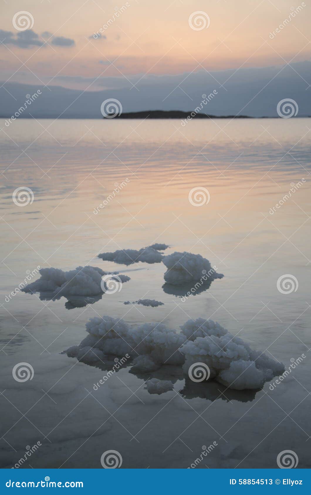 Salt Rocks at the Dead Sea stock image. Image of nature - 58854513
