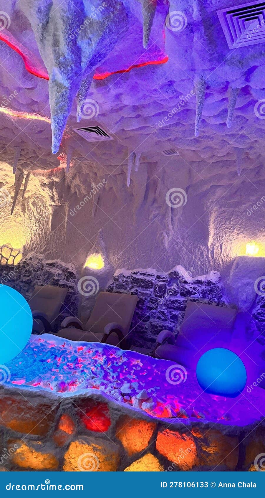 Salt room stock image. Image of screenshot, formation - 278106133