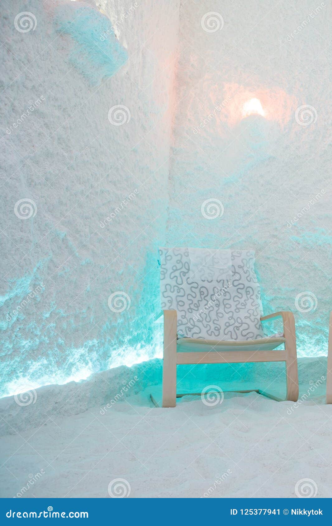 Salt Room At The Spa Hotel. Interior Of The Salt Therapy Sauna ...