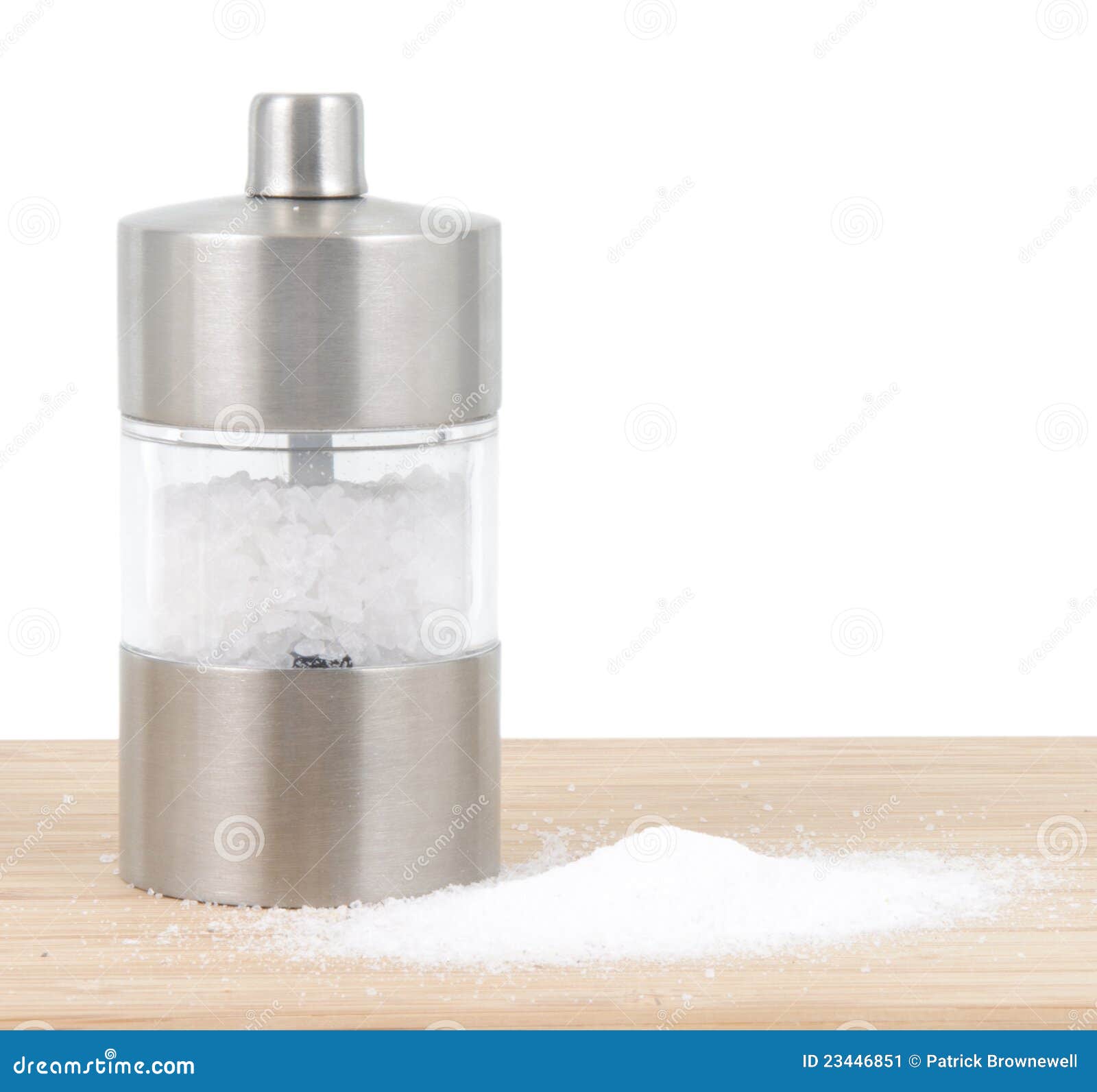 Salt shaker stock image. Image of mill, grinder, ground - 23446851