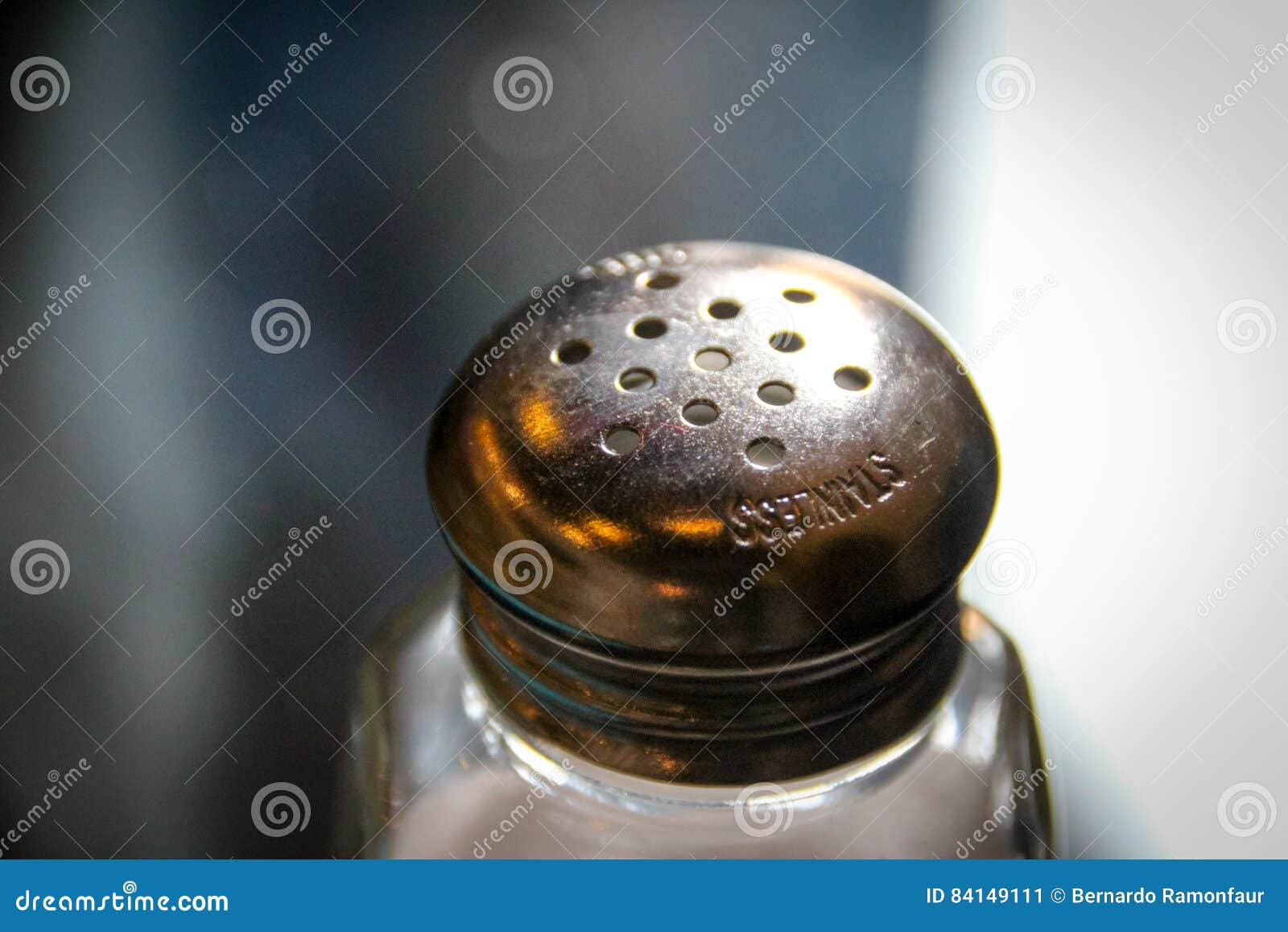 Salt shaker close up stock image. Image of steel, shaker - 84149111