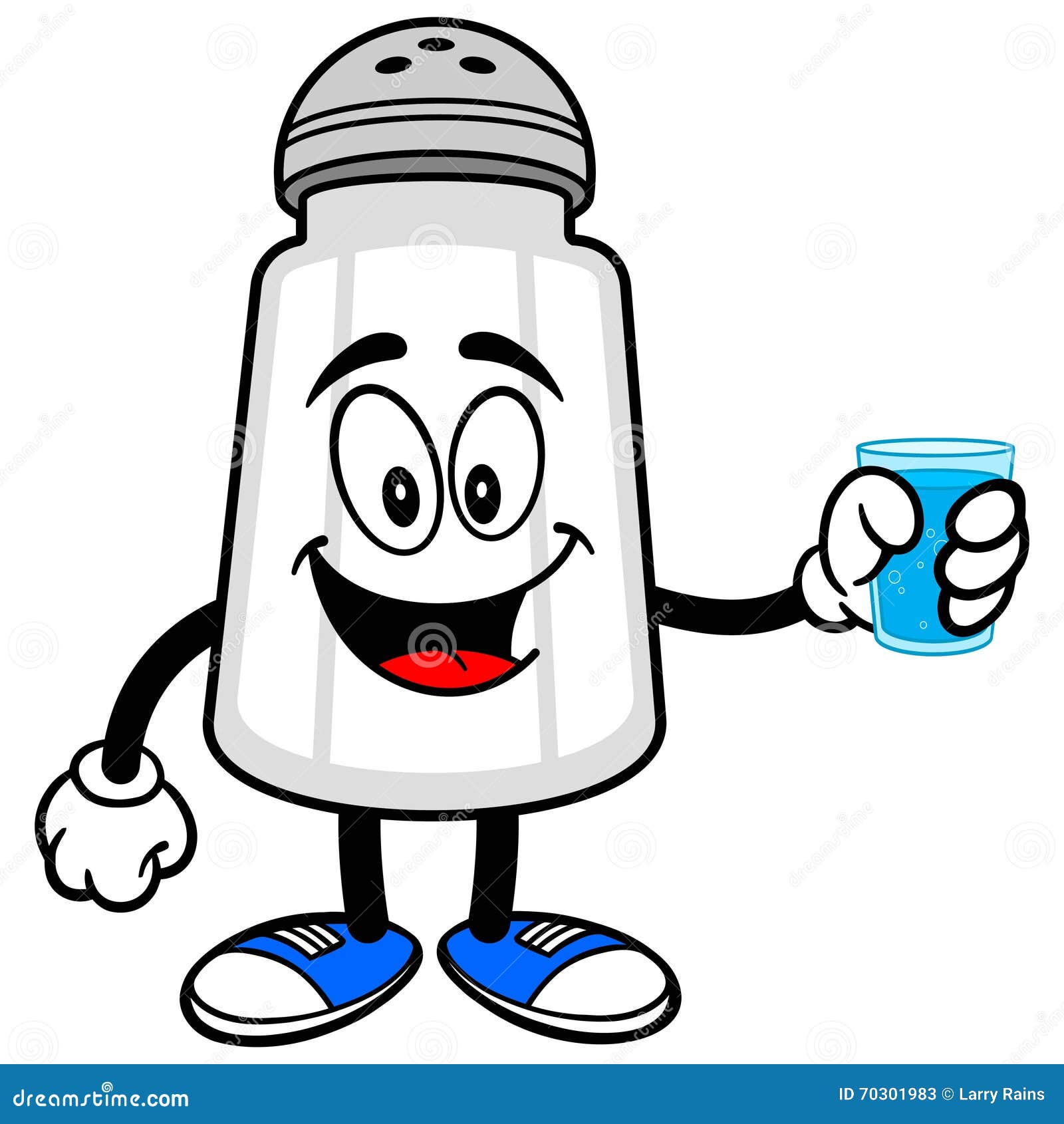 Salt Shaker Seasoning Icon In Flat Design. Pictogram For Food Cooking ...