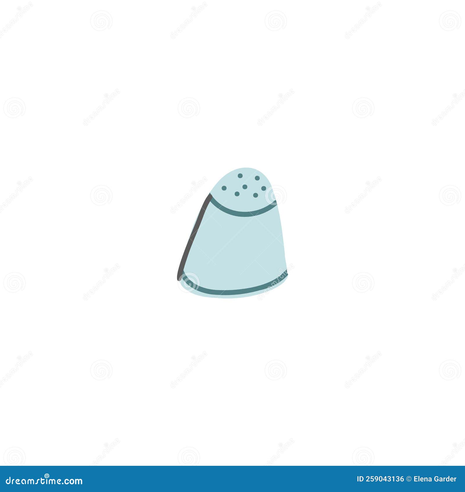 Salt Shaker Doodle Illustration. Saltshaker Container Stock Vector ...