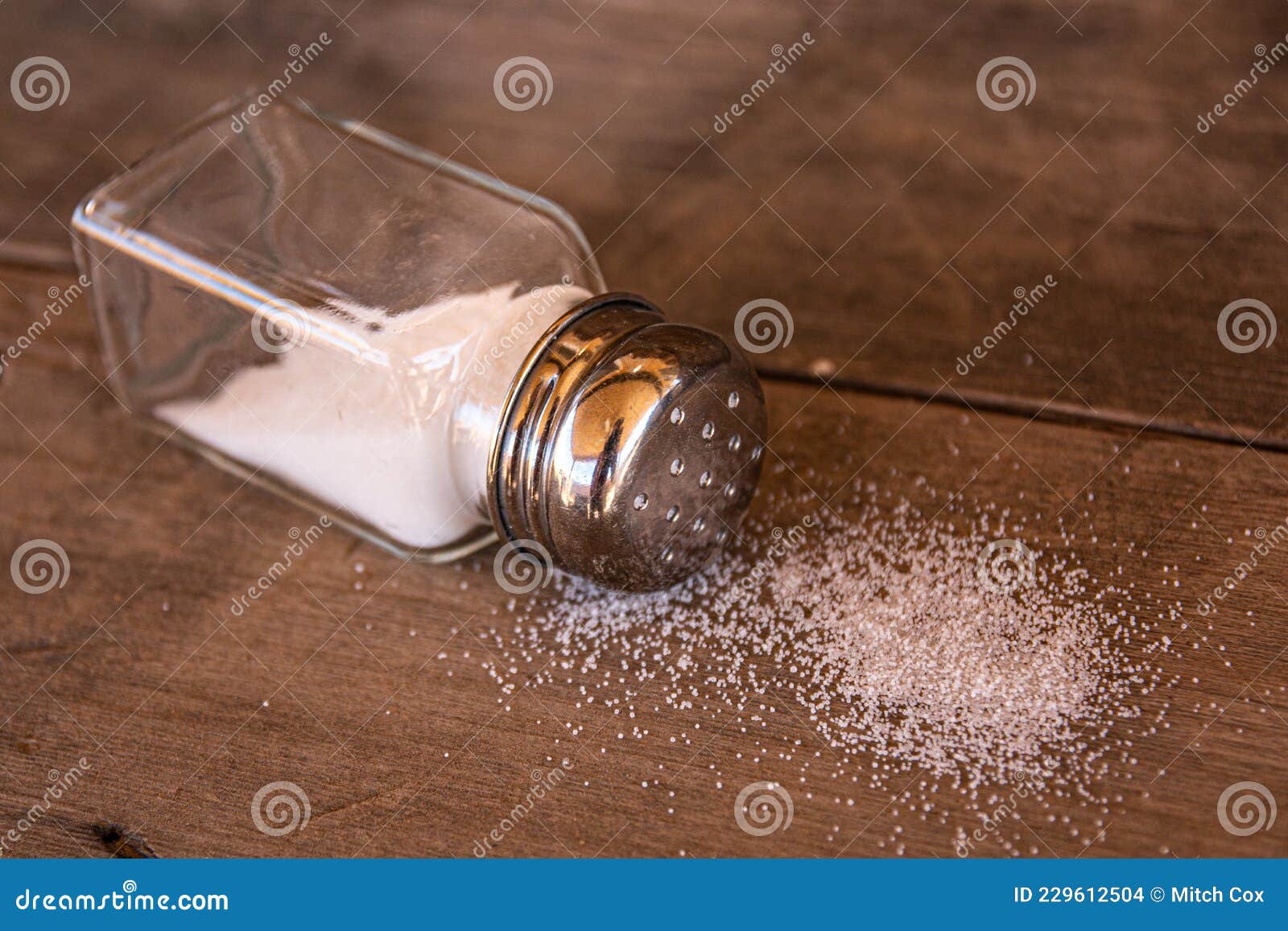 Spilled Salt stock photo. Image of wood, granules, superstitious ...