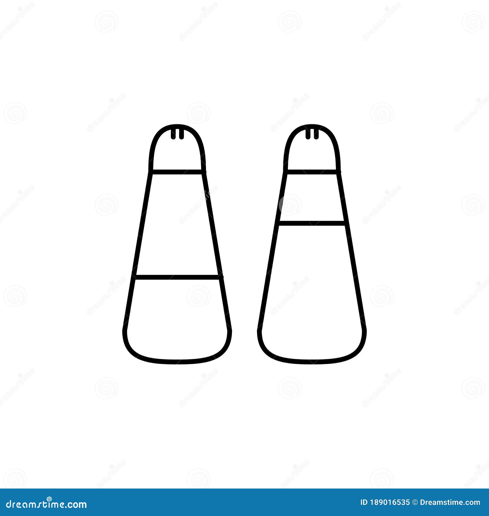 Salt Shaker Outline Icon. Element of Kitchen Tools Icon for Mobile ...
