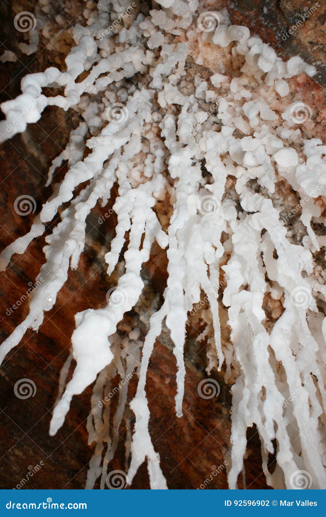 Salt stalactites stock photo. Image of geologic, cavern - 92596902