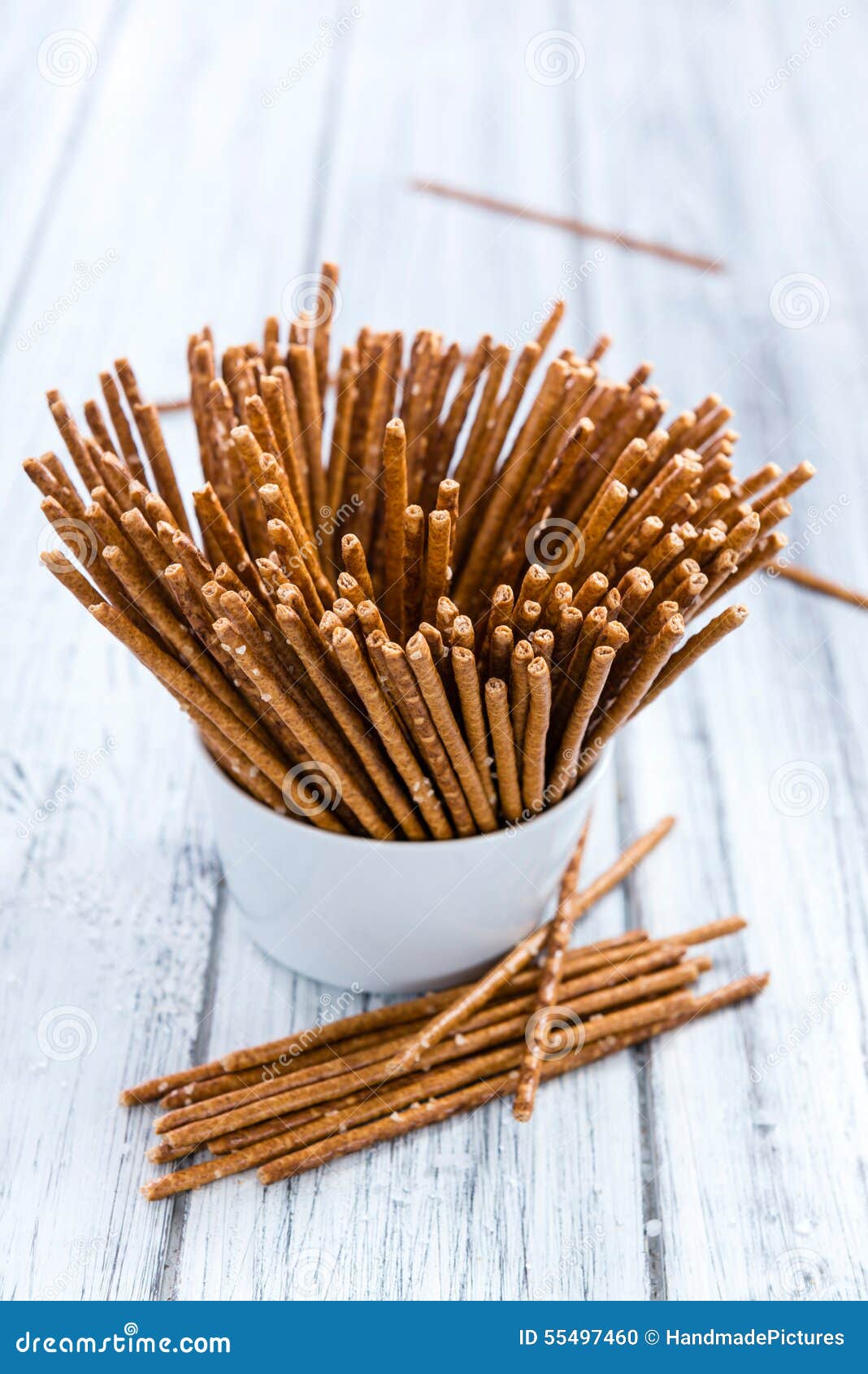 Salt Sticks (close-up Shot) Stock Photo - Image of salted, food: 55497460