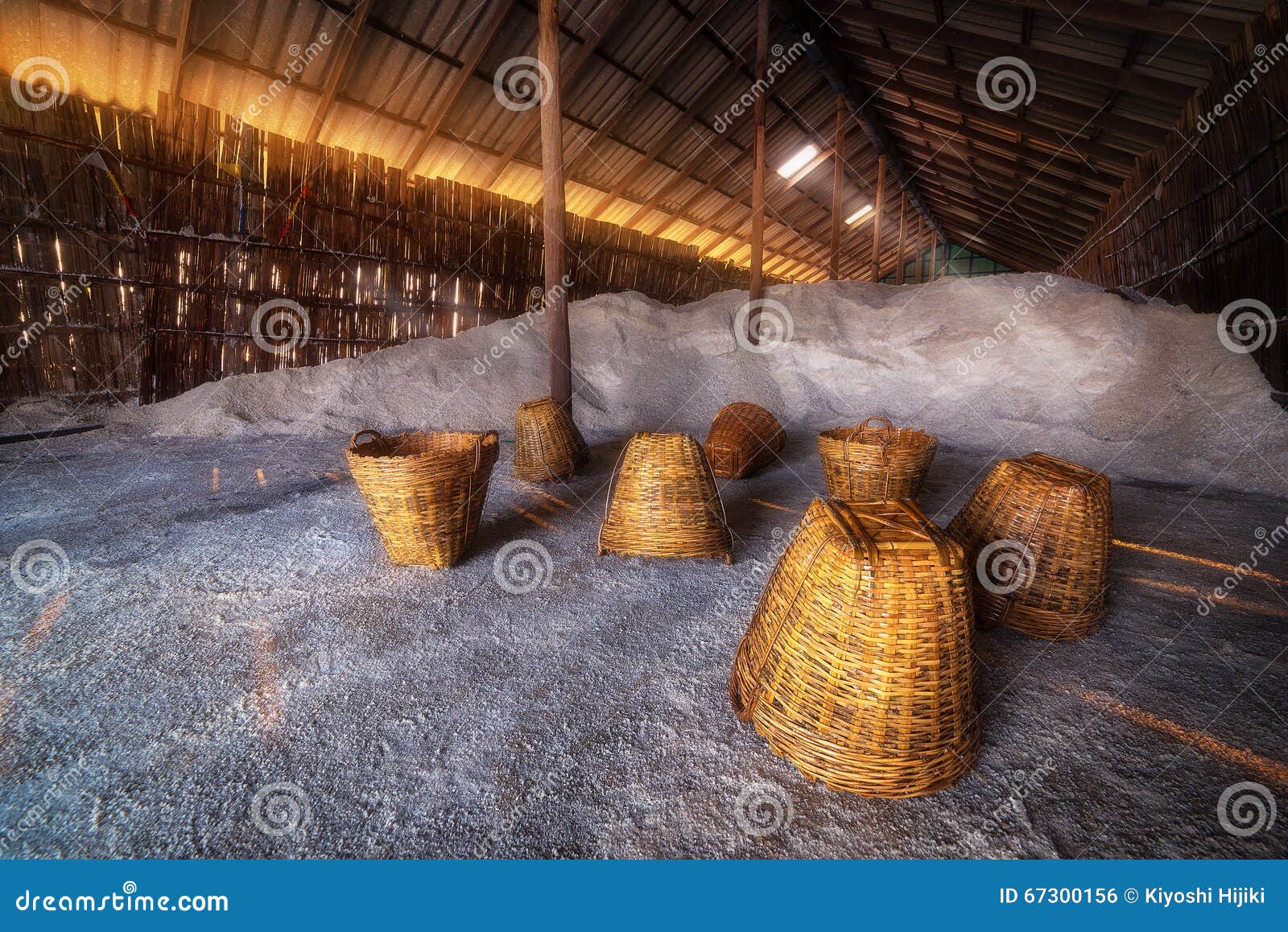 Salt Storage, Food Industry Background Scene Stock Photo - Image of ...