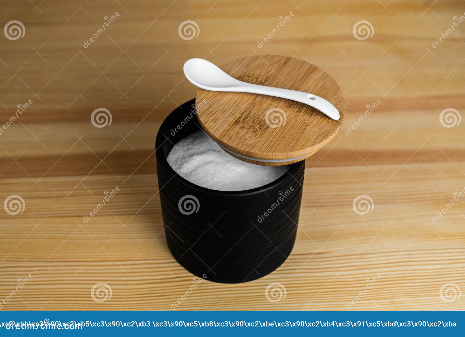 Salt on the table stock image. Image of iron, lighting - 251432301