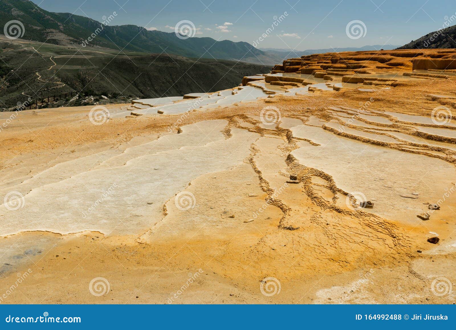 Salt terraces in Iran stock photo. Image of view, terrace - 164992488