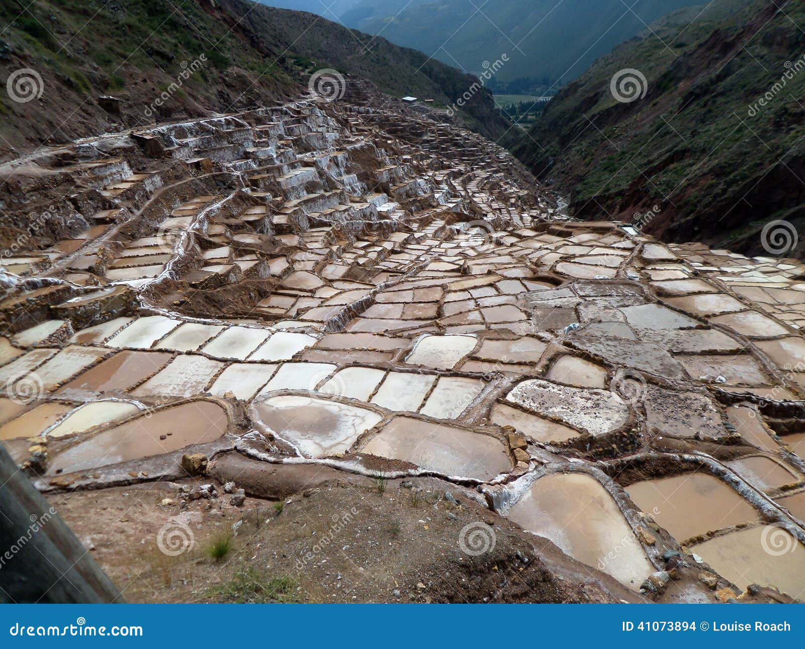 Salt Terraces stock photo. Image of landmark, tourist - 41073894