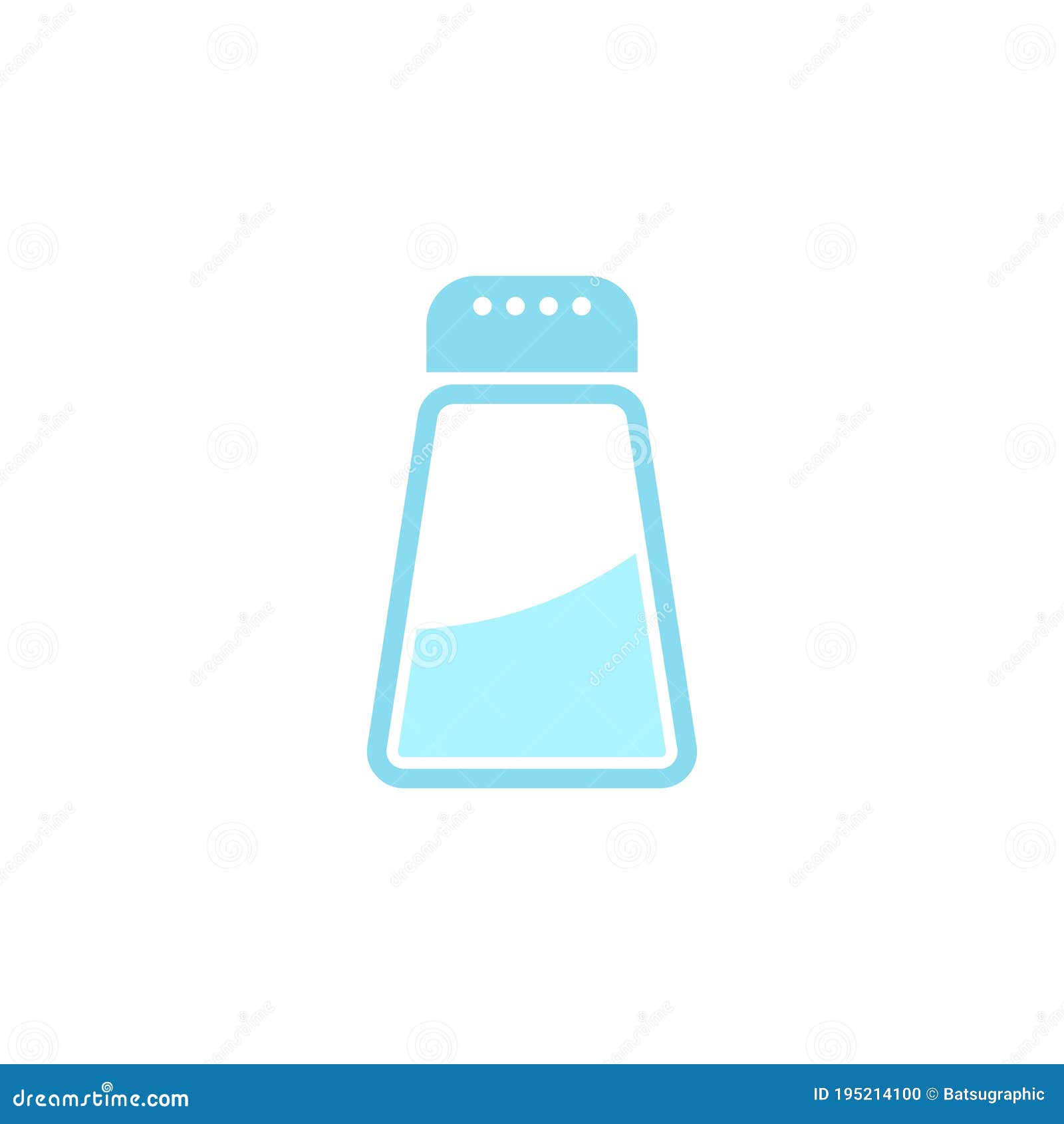 Salt Vector Icon Logo Design Stock Vector - Illustration of nutrition ...