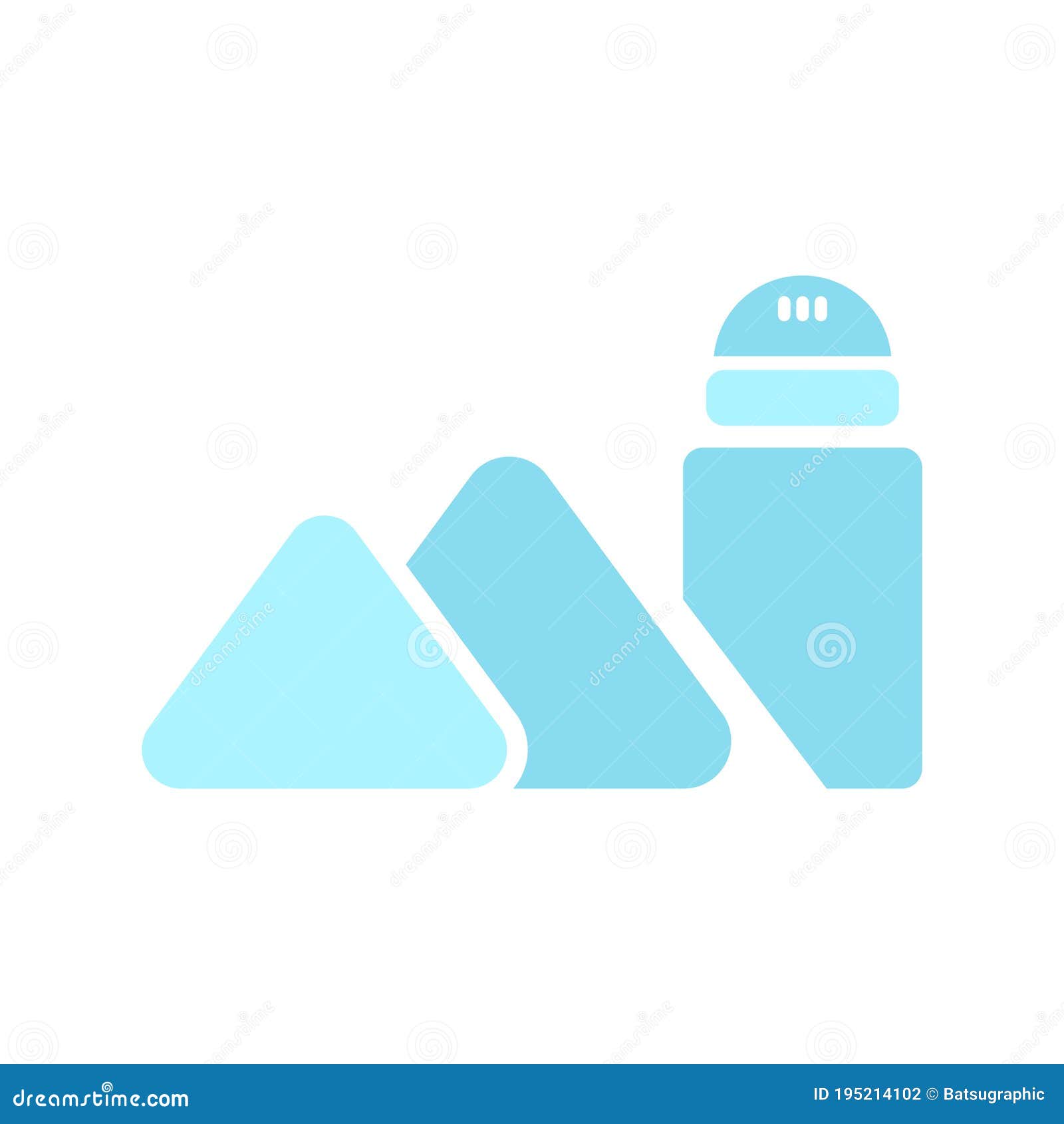 Salt Vector Icon Logo Design Stock Vector - Illustration of logo ...