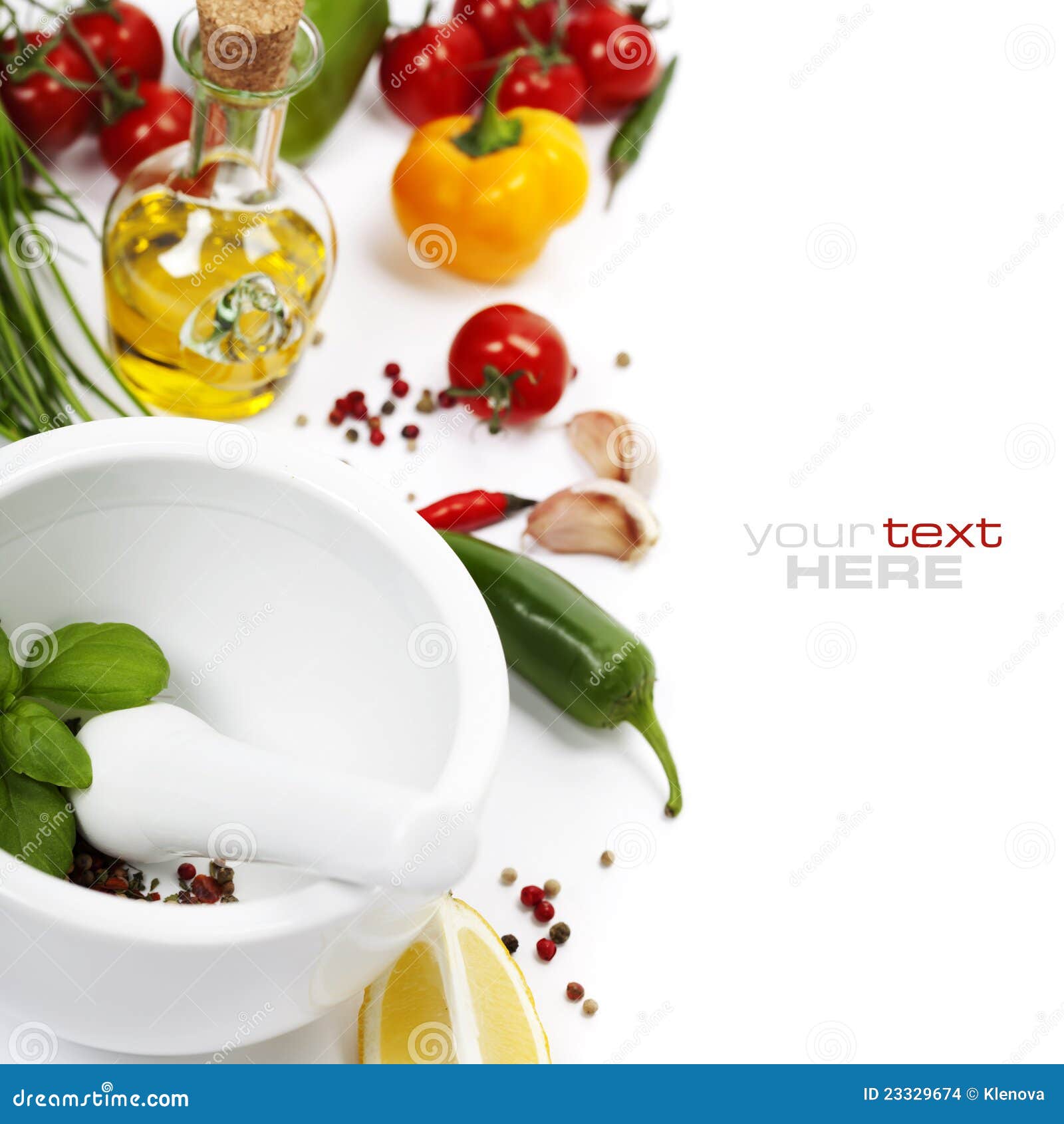 Salt and vegetables stock photo. Image of aromatic, basil - 23329674