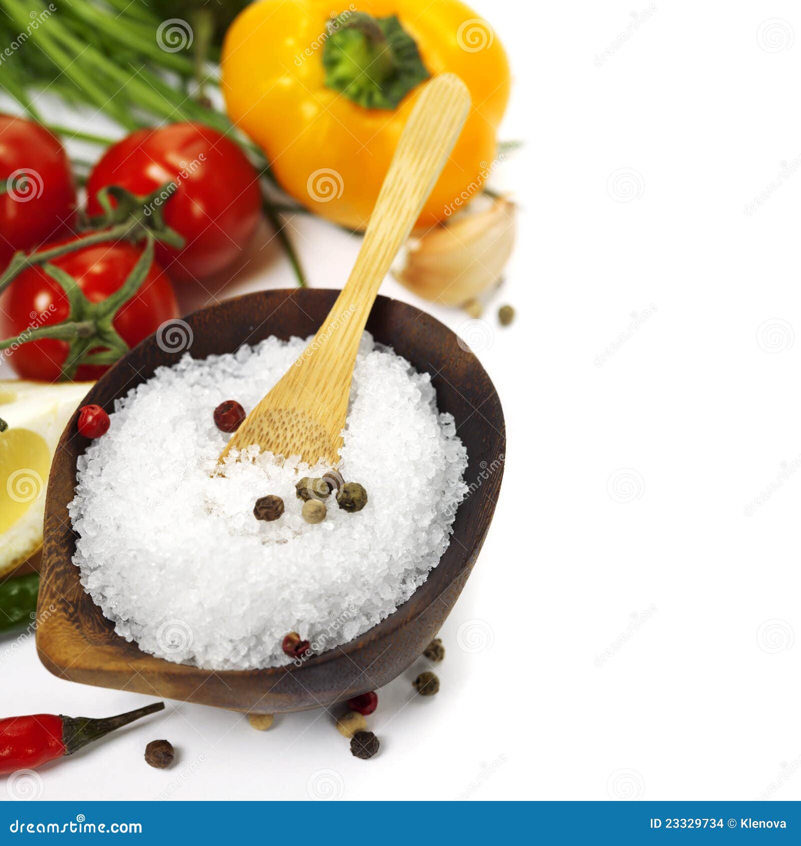 Salt and vegetables stock photo. Image of aroma, olive - 23329734