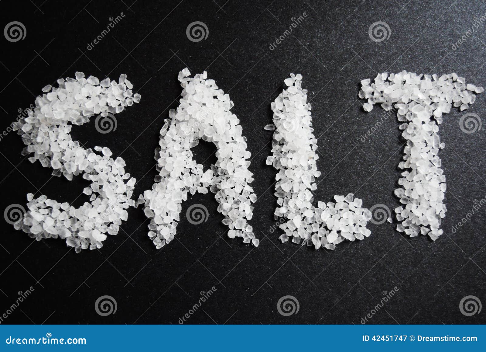 SALT stock image. Image of letters, written, text, word - 42451747